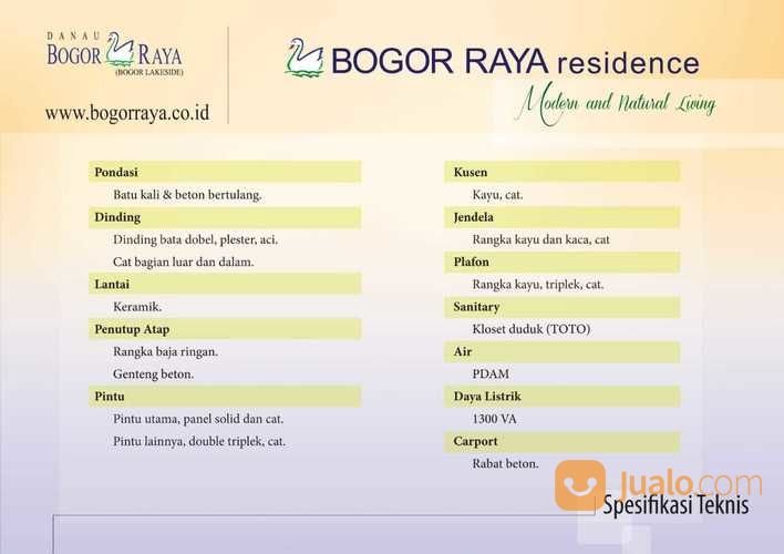 Bogor Raya Residence (De Allucio) di Kota Bogor, Jawa Barat | Jualo.com