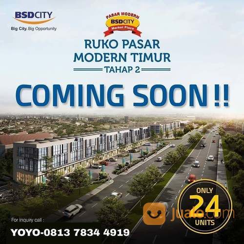 Ruko Pasar Modern Timur.Bsd City di Kota Tangerang Selatan, Banten ...