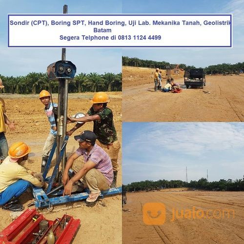 Sondir (CPT), Boring SPT, Hand Boring, Uji Lab. Mekanika Tanah ...