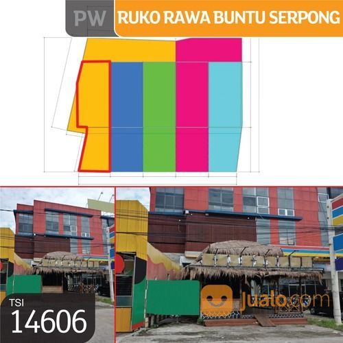 Ruko Rawa Buntu, Serpong, Tangerang, 8x18m, 3 Lt, SHM di Kota Tangerang ...