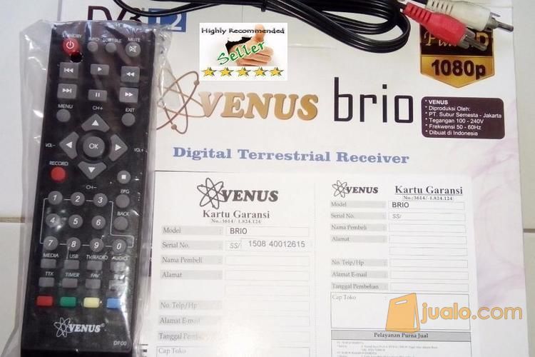 SET TOP BOX VENUS BRIO NONTON SIARAN TV DIGITAL DAN BIAYA BULANAN ...