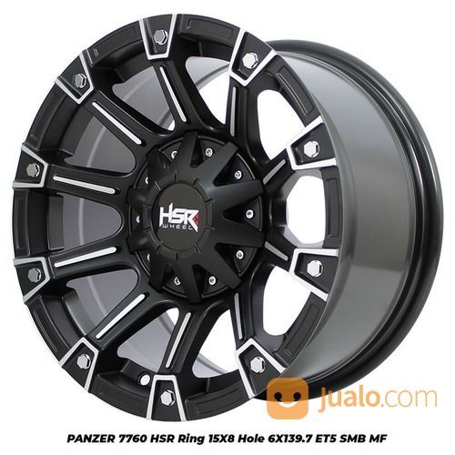 Velg Mobil Pelek Offroad PANZER 7760 HSR Ring 15 Lebar 8 Inci Untuk ...