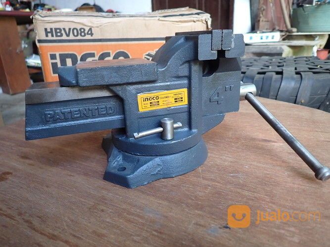 Catok Paron Ragum 4 Inchi INGCO Bisa Putar 360 Derajat Heavy Duty di ...