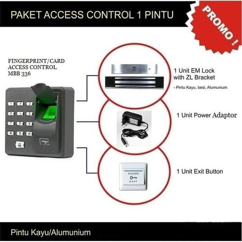 Promo Agustus Paket Akses Kontrol Pintu Fingerprint Dan Card Rfid MBB ...