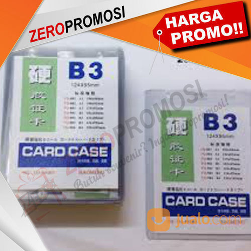 Card Case B3 Tebal- Plastik Name Tag-Plastik ID Card di Kota Tangerang ...