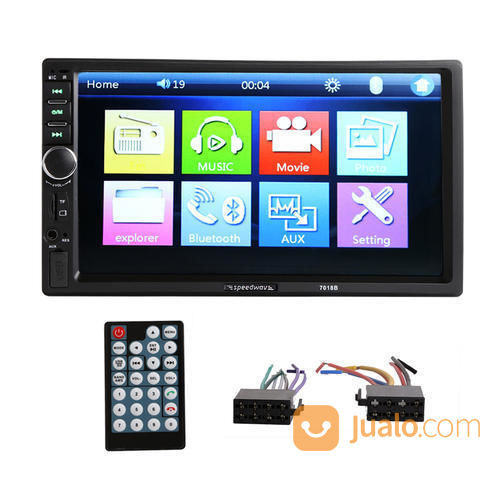 In Car Player Multimedia System 7018B Double Din 7inch Touchscreen ...