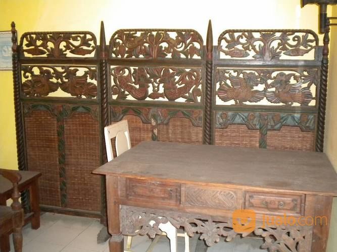 Furniture Antik Gebyok, Jodang, Gledek, Loroblonyo Kayu Jati Tua di ...