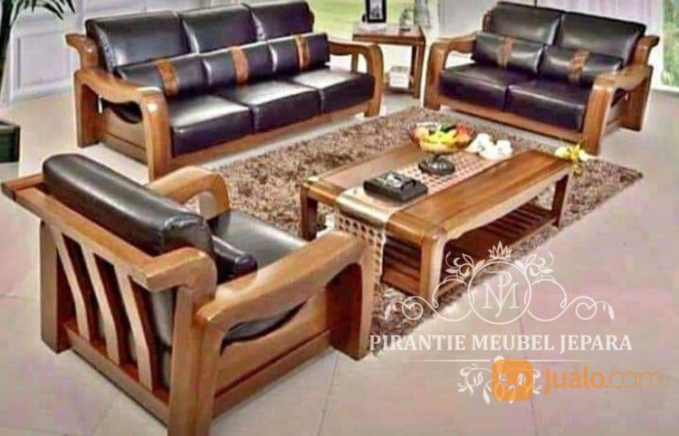 Sofa Tamu Minimalis Kayu Jati Modern di Kota Jakarta Selatan, DKI ...