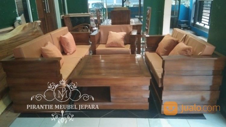 Sofa Tamu Box Jati Minimalis di Kota Serang, Banten | Jualo.com