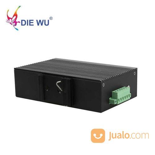 DIEWU 8 Ports Industrial Ethernet Switch 10/100Mbps Network Switch DIN ...