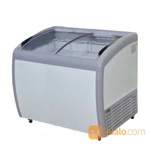 STARCOOL - SLIDING CURVE GLASS FREEZER WITH LED AND THERMOMETER 282 LITER (DF-282) di Kota ...