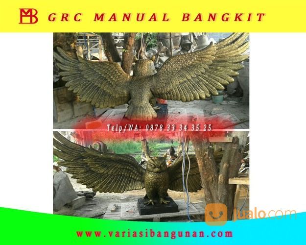 Patung Burung Hantu Sayap Terbuka di Kota Magelang, Jawa Tengah | Jualo.com