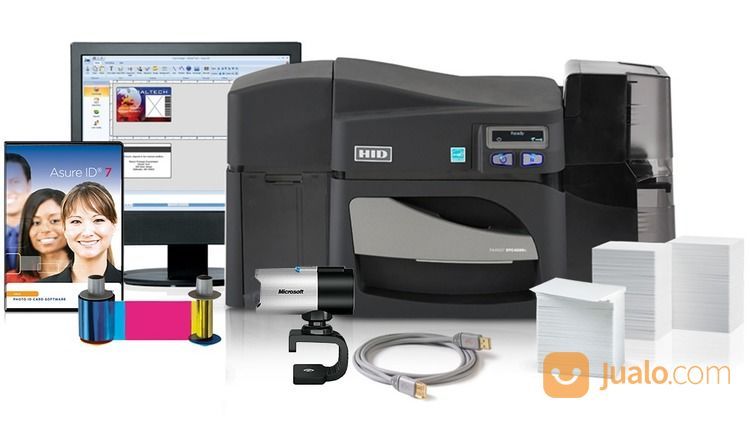 Printer ID CARD Fargo DTC 4500 E (Double Side) - Febby di Kota Surabaya ...