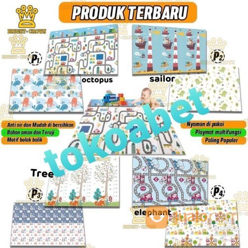 PlayMat Bright Crown/Playmat Anak Lipat/Playmat Lipat Anak//Playmat ...