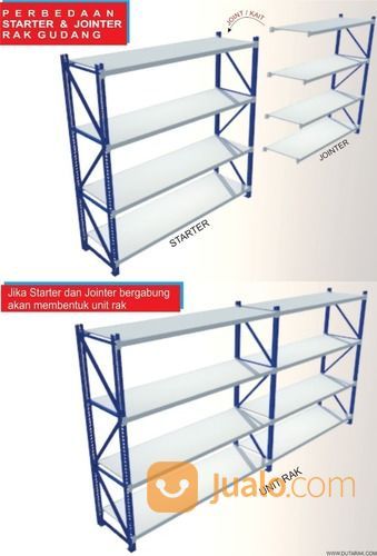 RAK GUDANG 2 SUSUN TINGGI 2 METER TIPE JOINTER di Kab. Tangerang ...