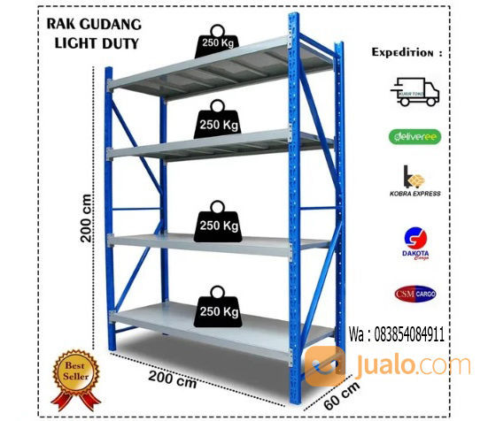 RAK GUDANG BESI BERKUALITAS IMPORT di Kota Tangerang Selatan, Banten ...