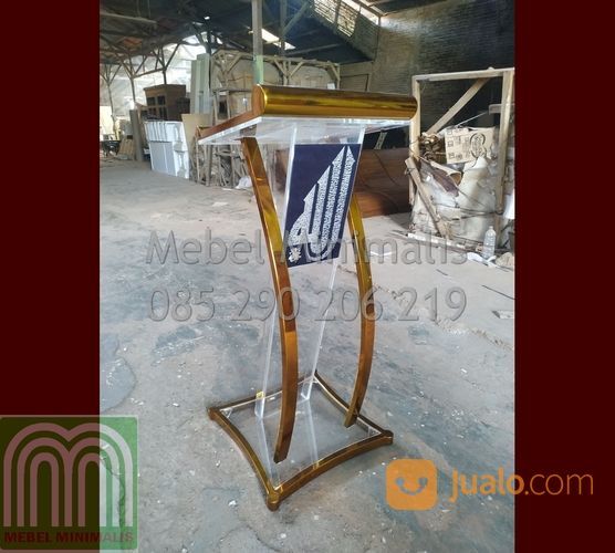Mimbar Mushola Minimalis Dengan Special Produk Akrilik Atau Podium ...