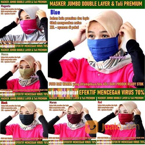 Masker Premium Kain 2 Layer Big Size di Kota Jakarta Timur, DKI Jakarta ...