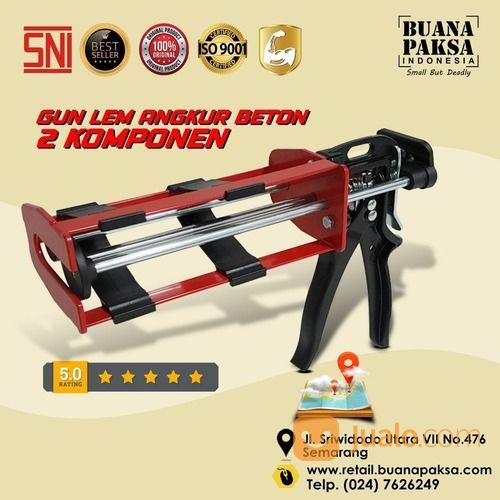 Dispenser / GUN Fosroc Lokfix E75 Gun Untuk 2 Komponen Lem Angkur Lem ...