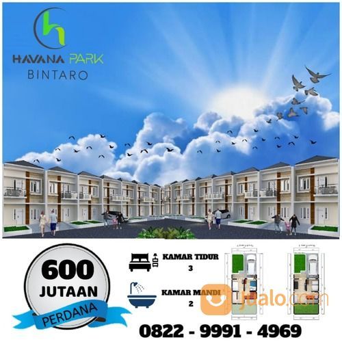 Hunian Cluster 2 Lantai Menawan 600 Jutaan Di Bintaro, Bsd di Kota ...