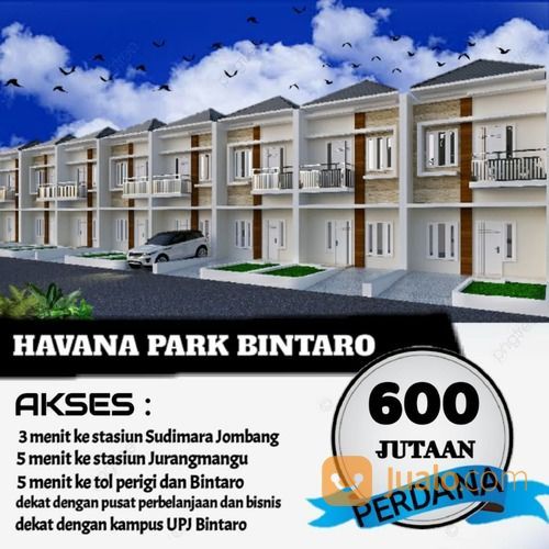 Hunian Cluster 2 Lantai Menarik 600 Jutaan Di Bintaro, Bsd Havana Park ...