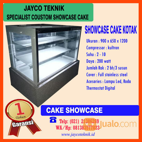 Cake Showcase Display Kue di Kota Bekasi, Jawa Barat | Jualo.com