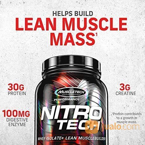 MuscleTech Nitro Tech 2.2 Lbs / 2.2lb 2.2lbs Iso Isolate Lb Nitrotech ...
