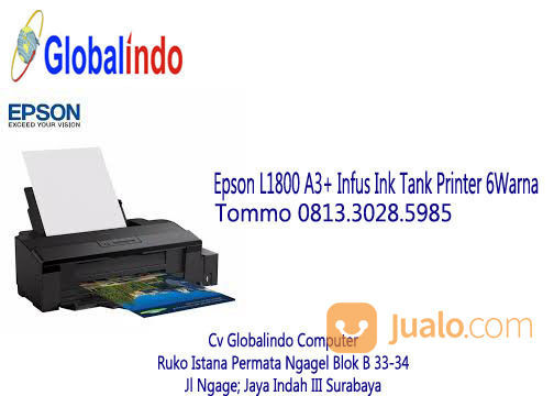Epson L1800 A3+ Infus Ink Tank Printer 6Warna di Kota Surabaya, Jawa ...