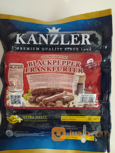 Kanzler Sosis Sapi Rasa Lada Hitam 300 Gram Harga Promo di Kota ...