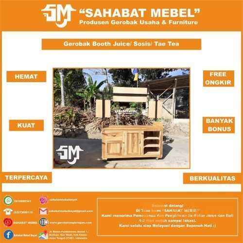 Stand Makanan & Minuman Kekinian Booth Portable 5 di Kota Bandung, Jawa ...