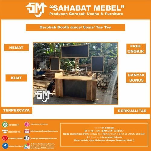 Stand Makanan & Minuman Kekinian Booth Portable 5 di Kota Bandung, Jawa ...