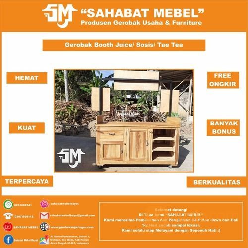 Stand Makanan & Minuman Kekinian Booth Portable 5 di Kota Bandung, Jawa ...