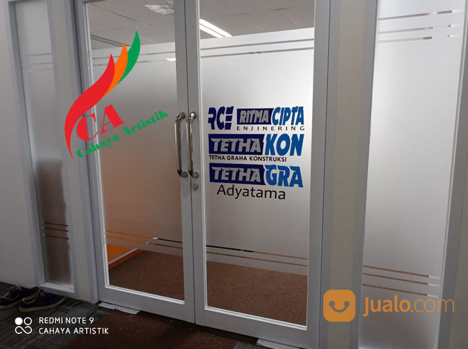 Sticker Kaca Sandblast gedung Depok di Kota Depok, Jawa Barat | Jualo.com