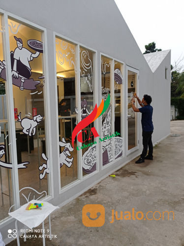 Sticker Kaca Sandblast gedung Depok di Kota Depok, Jawa Barat | Jualo.com