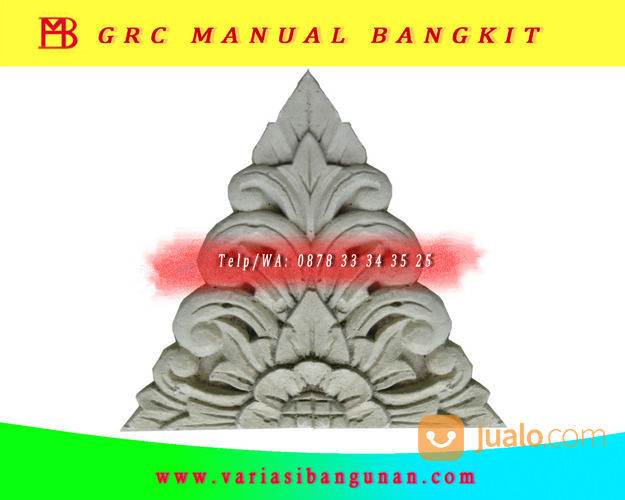 Ornamen Segitiga Motif Bunga di Kab. Sleman, Yogyakarta | Jualo.com