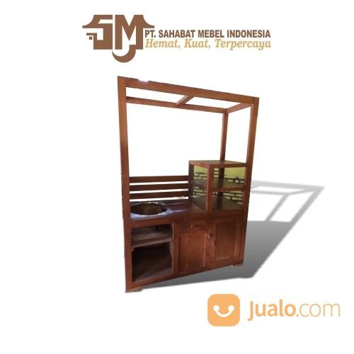 Gerobak Usaha Kuliner / Booth Portable 4 Jati / Stand Makanan Minuman ...