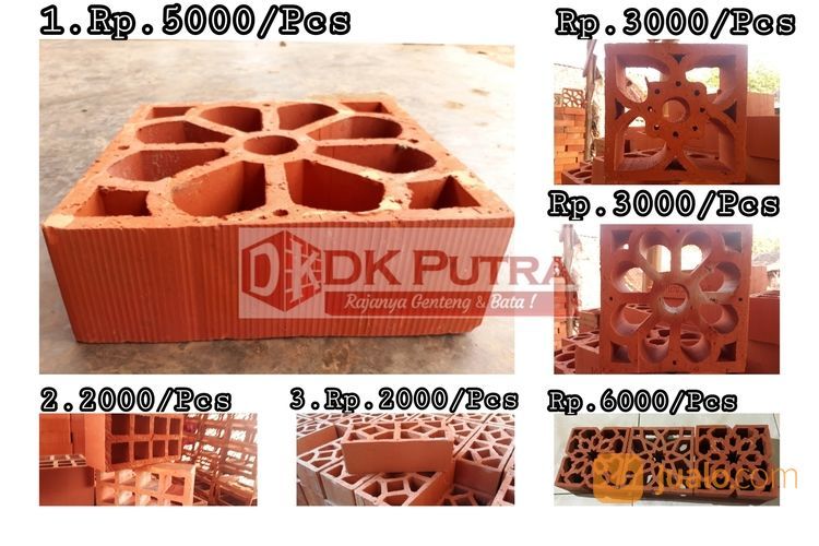 Harga Bata Merah / Genteng / Roster / Bata Expose di Kab. Grobogan ...