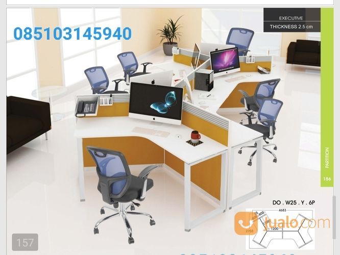 Partisi Kantor/Workstation Kantor/Cubicle Kantor Donati di Kota Jakarta ...
