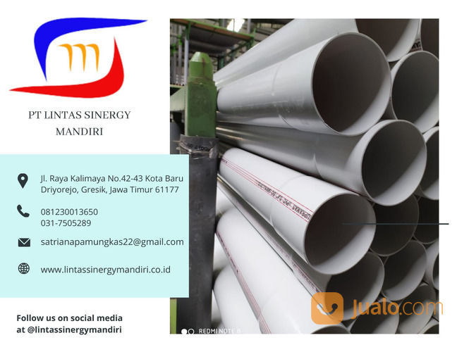 DISTRIBUTOR RESMI PIPA PVC SUPRAMAS SUPRALON di Kota Surabaya, Jawa Timur | Jualo.com
