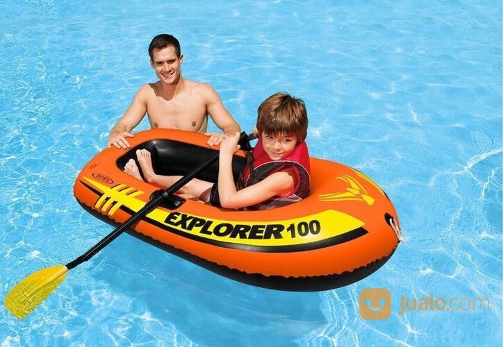 Perahu Karet EXPLORER 100 KODE 58329 INTEX FREE DAYUNG DAN POMPA di ...