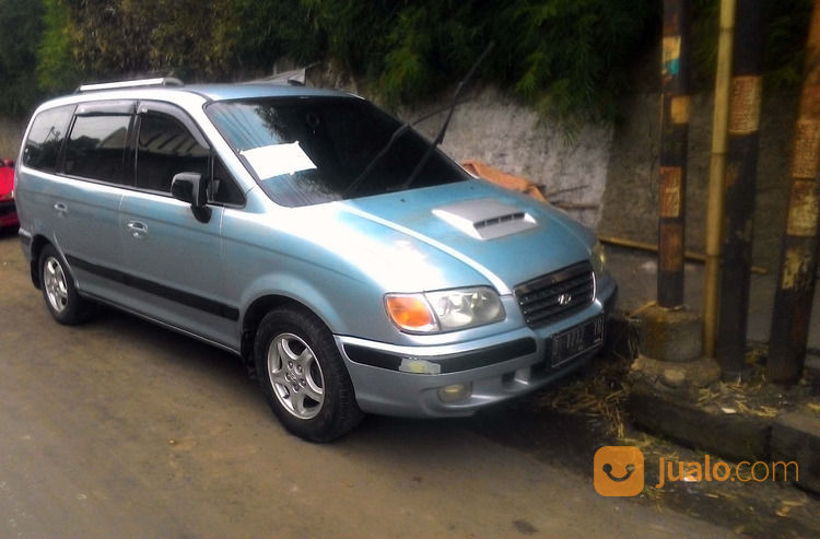 HYUNDAI TRAJET Mobil MPV 2000cc DOHC BIRU Langit Oke di Kota Bandung ...