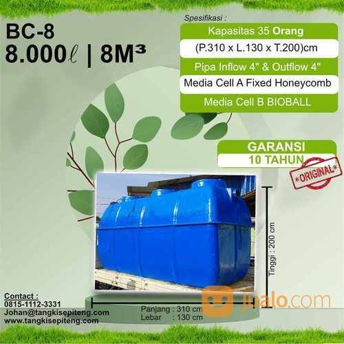 Septic Tank TANGKI BIOTANK 8m3/Day 8000 Liter 8 M3 - Biotech di Kota ...