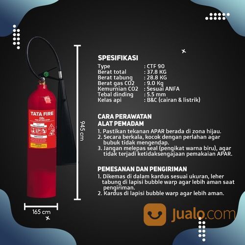 APAR CO2 9KG KARBONDIOKSIDA TATA UTAMA di Kota Tangerang Selatan ...