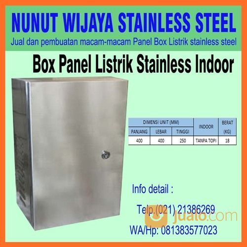 Box Panel Listrik Stainless Uk 400x400x250mm Indoor di Kota Bekasi ...
