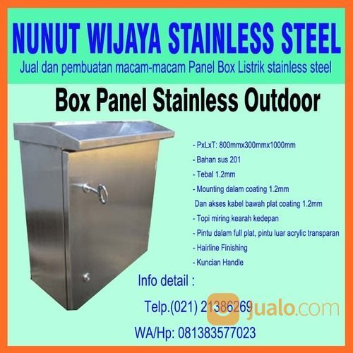 Box Panel Stainless Steel Outdoor di Kota Bekasi, Jawa Barat | Jualo.com