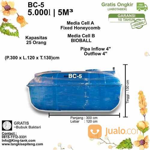 Tangki BIOTANK BIOFIL BIO Septic Tank 5000 Liter / 5M3 di Kota Jakarta ...