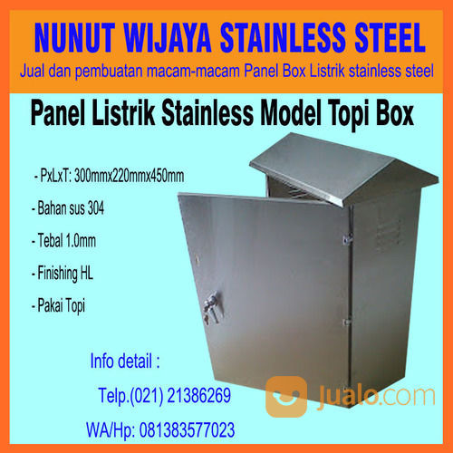 Panel Listrik Stainless Model Topi Box di Kota Bekasi, Jawa Barat ...
