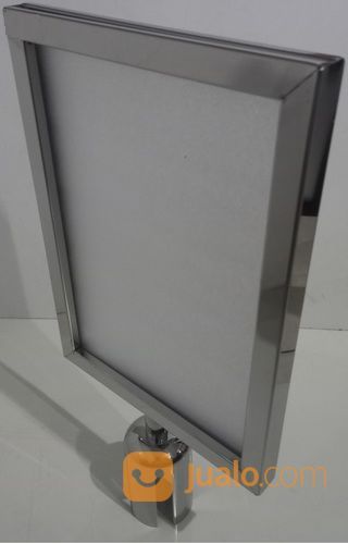 Poster Papan Tiang Antrian Iklan,Sign Frame Potrait Landscape Signage ...