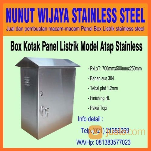 Box Kotak Panel Listrik Model Atap Stainless di Kota Bekasi, Jawa Barat ...