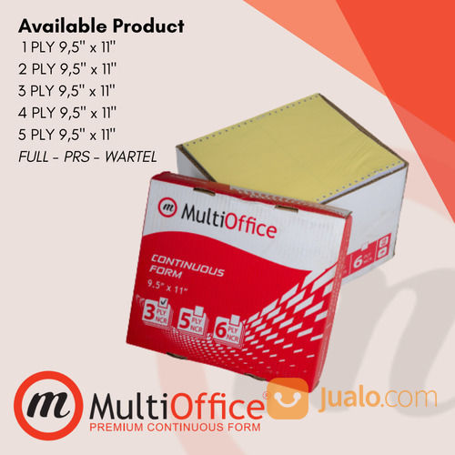 MultiOffice Continuous Form 5 Ply - Full di Kota Surabaya, Jawa Timur | Jualo.com